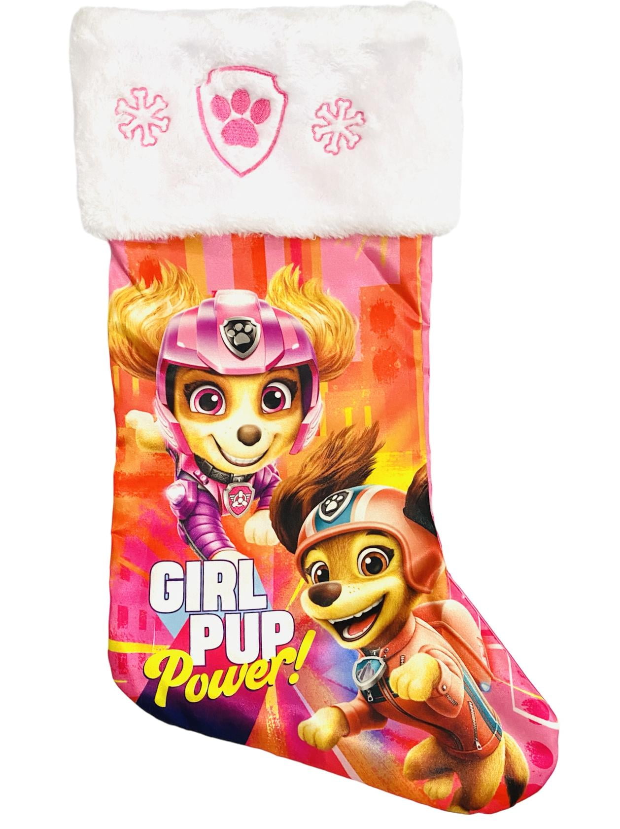 Ruz Paw Patrol the Movie Girl Pup Power Christmas Stocking 18 ...
