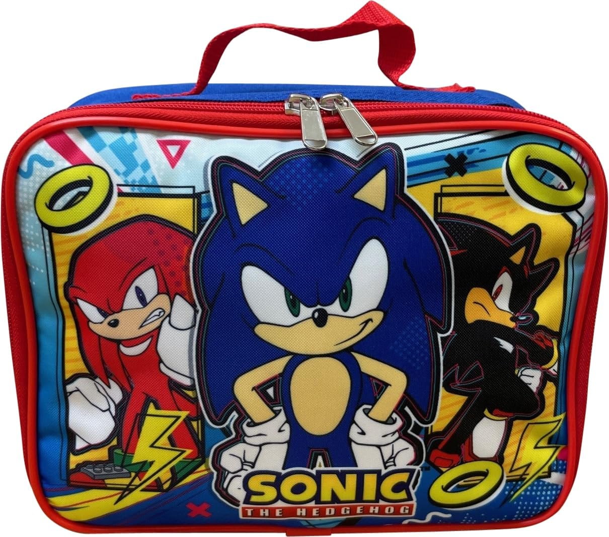 Ruz Sonic The Hedgehog Kid's Licensed Insulated Lunch Box A23210 ...