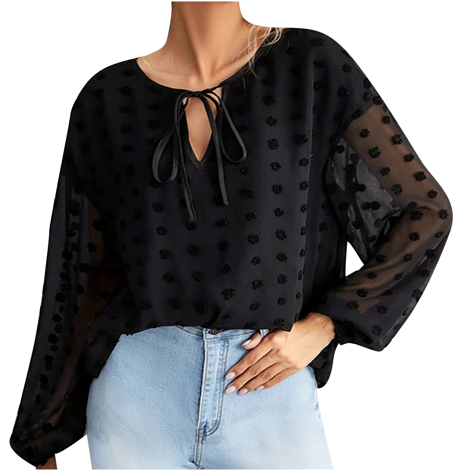 Ruziyoog Blouses for Women Fashion Fancy Tops for Women Dressy Tops for ...