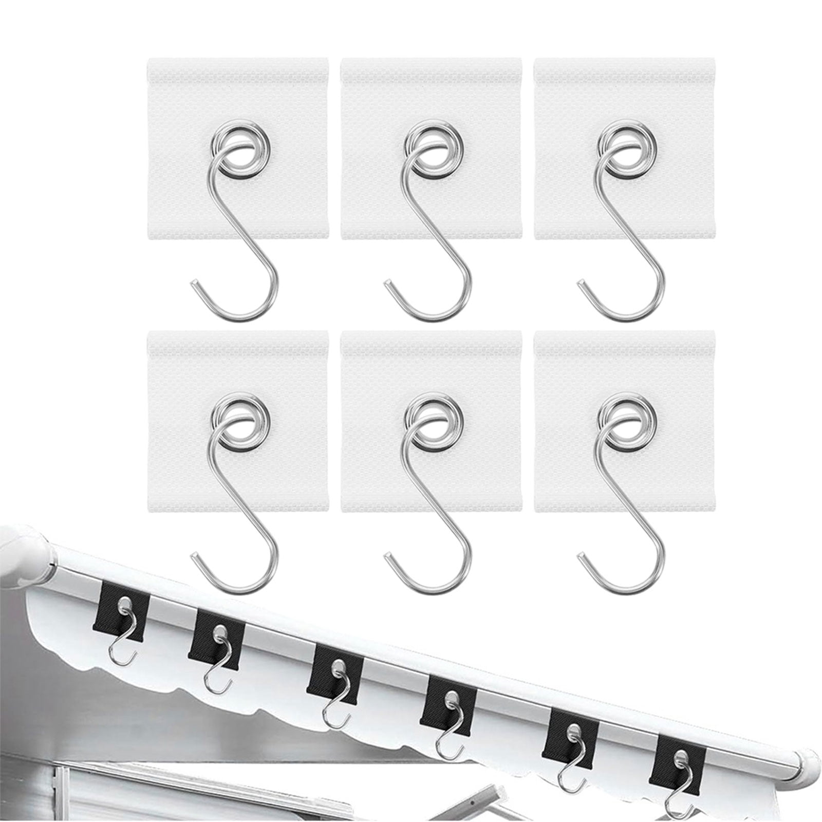 Rv Awning Hooks for Piping Rail 5/6 mm,7/8 mm, Heavy Duty RV Awning ...
