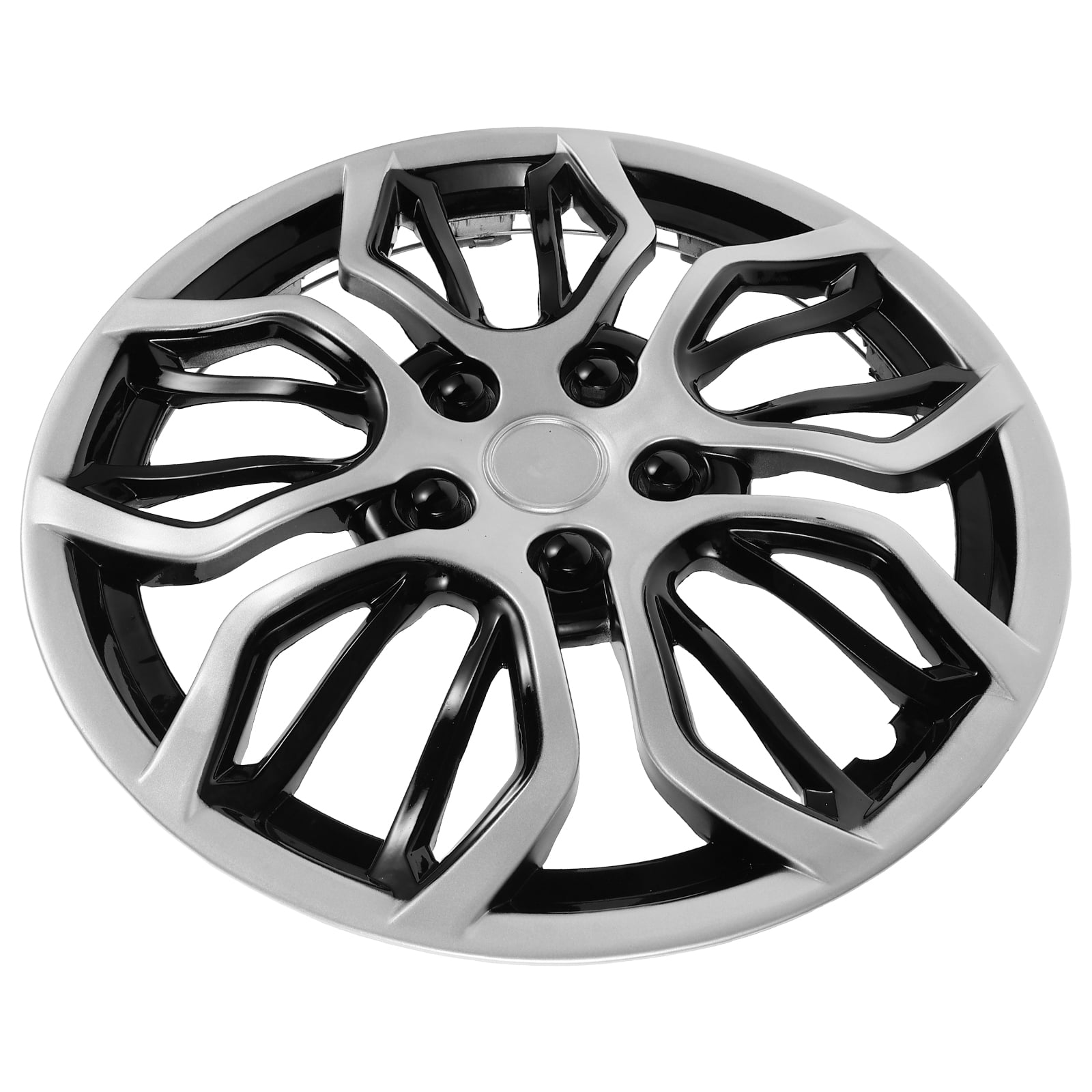 Rv Center Caps for Wheels Car Hub Cover Two-color Modified Silver ...