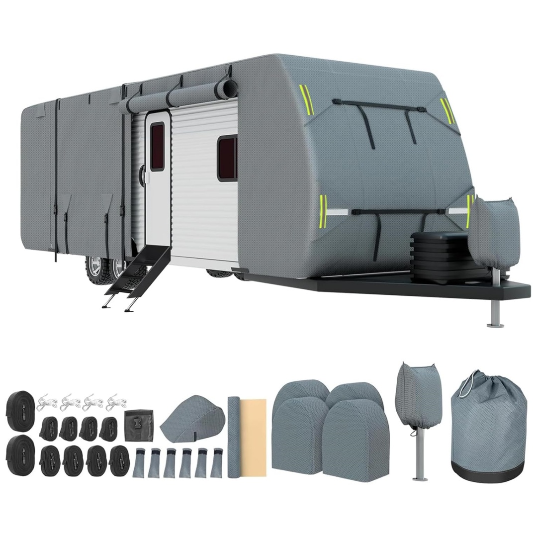 Rv Cover ,Travel Trailer Extra-Thick Upgraded 7 Layers Heavy Duty ...