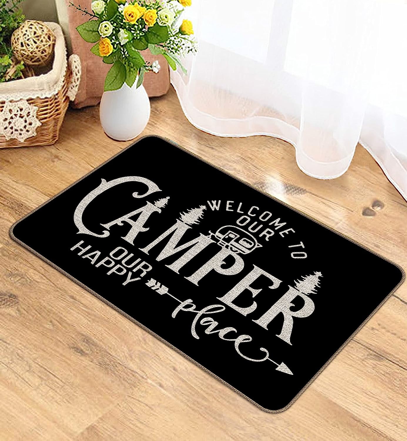 Rv Mat Welcome Mat - 30''X17'' Camper Mat, Camper Rugs For Inside ...