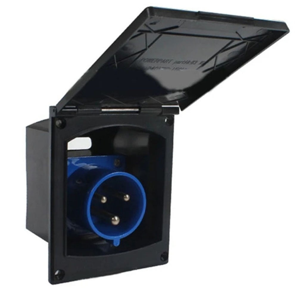 RV Recessed interface Waterproof Trailer Power Supply Car Electrical ...