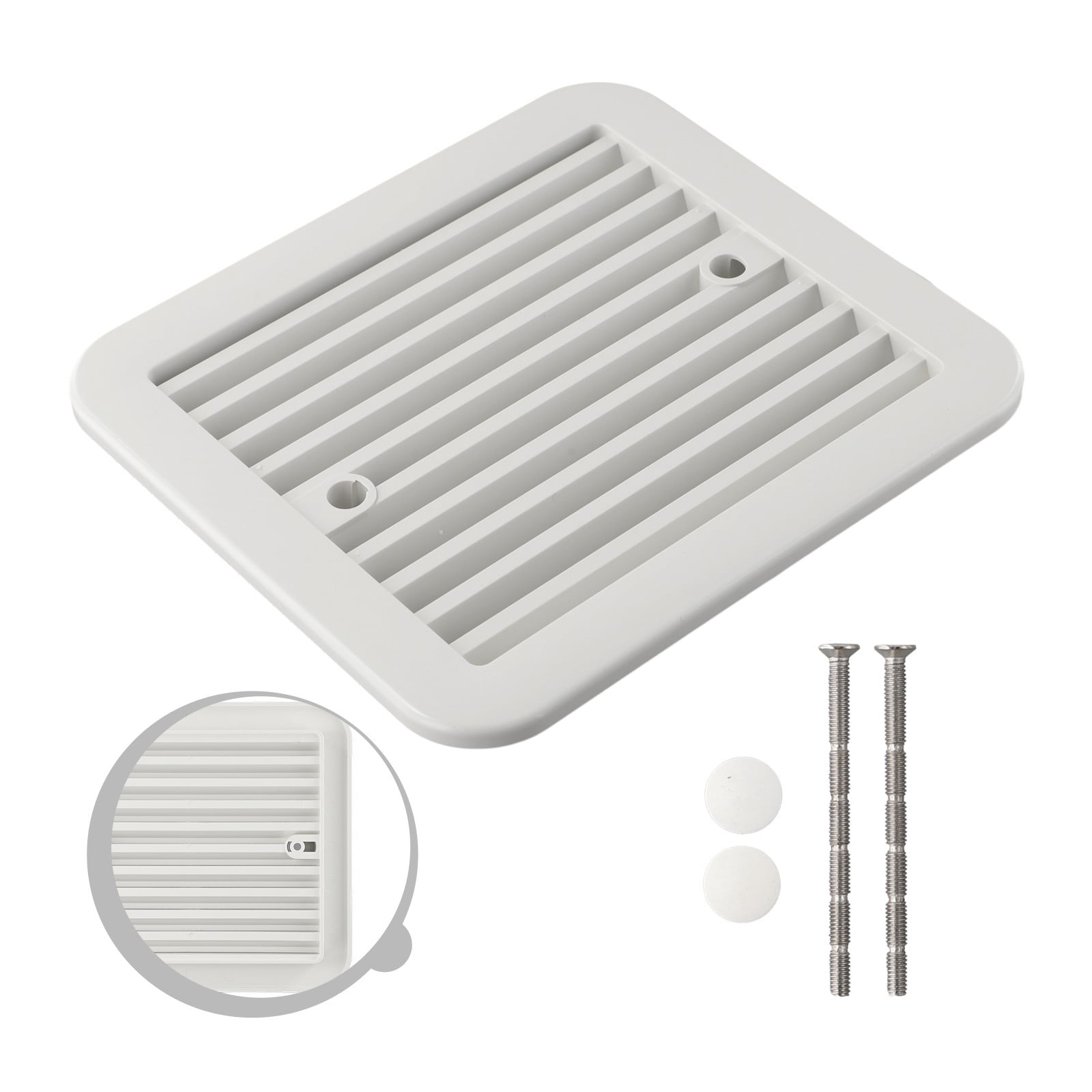 Rv Side Exhaust Vent Heat Dissipation Vent Bathroom Louver Air Outlet ...