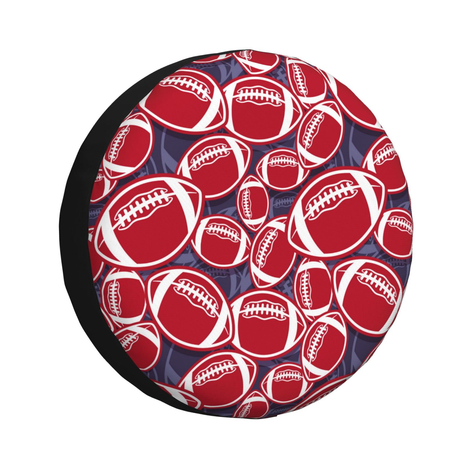Rv Spare Tire Cover 14 inch - American football Rugby texture Tire ...