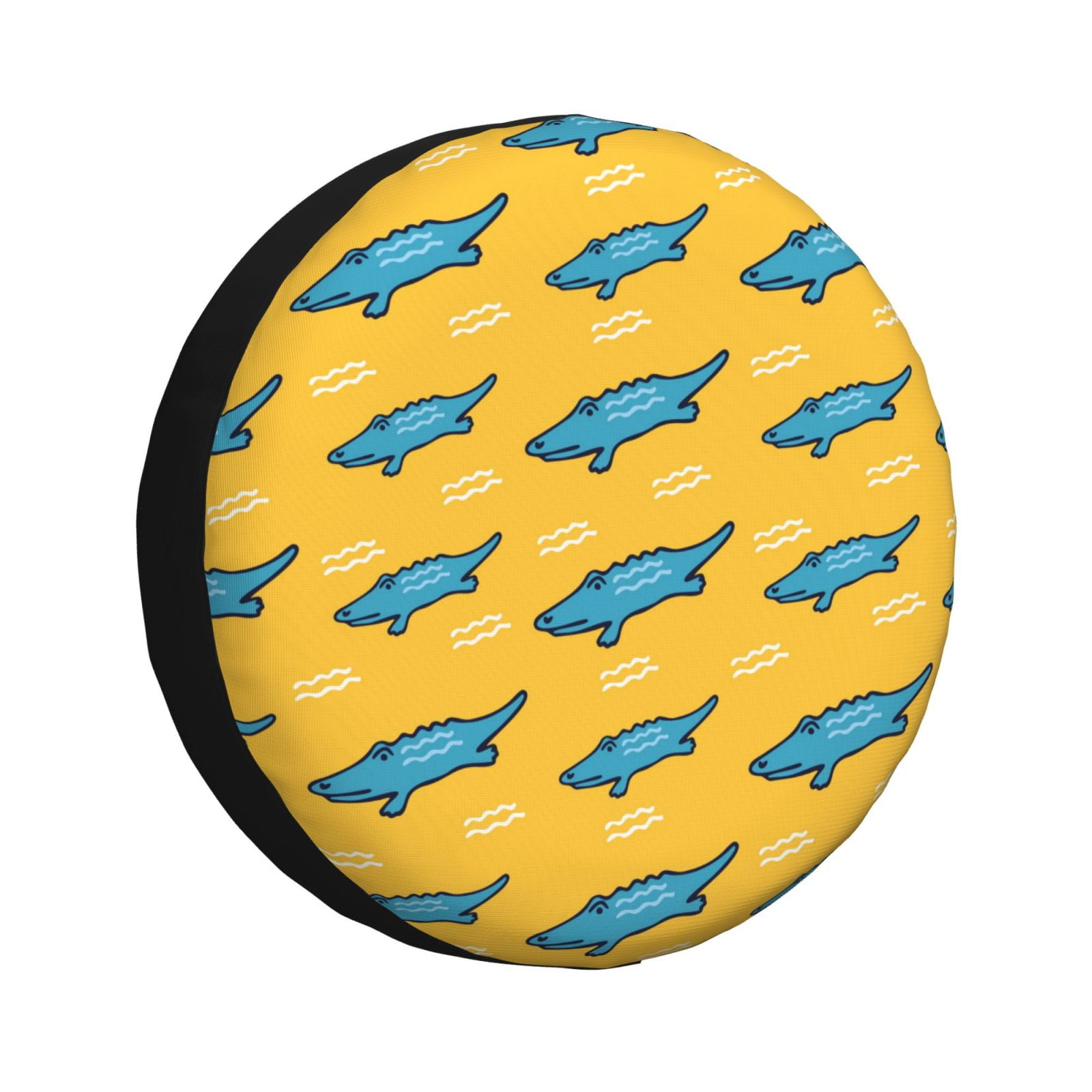 Rv Spare Tire Cover 14 inch - Cartoon Cute Crocodile Yellow Tire Covers ...