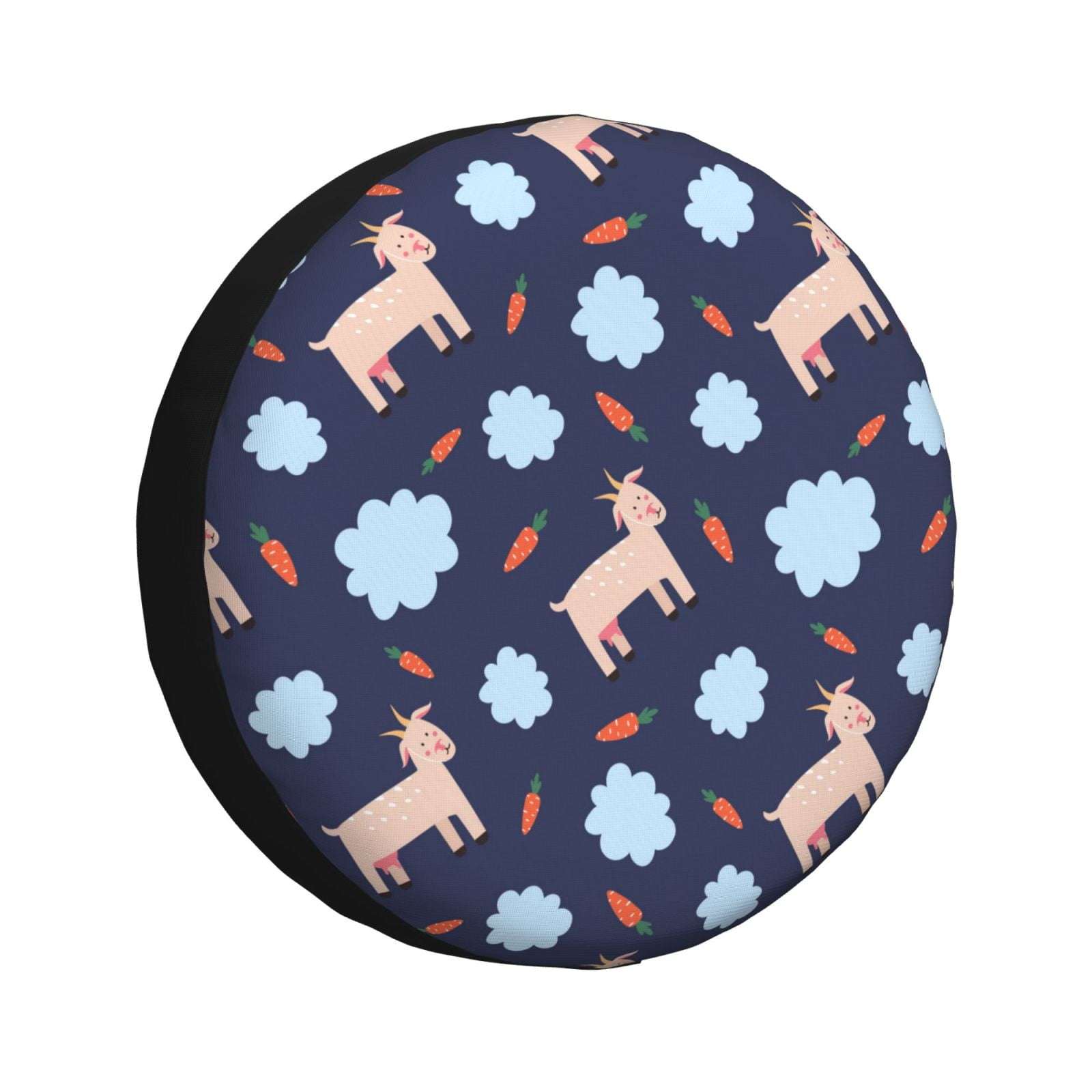 Rv Spare Tire Cover 14 inch - Cartoon Funny Cute Goat Radish Tire ...