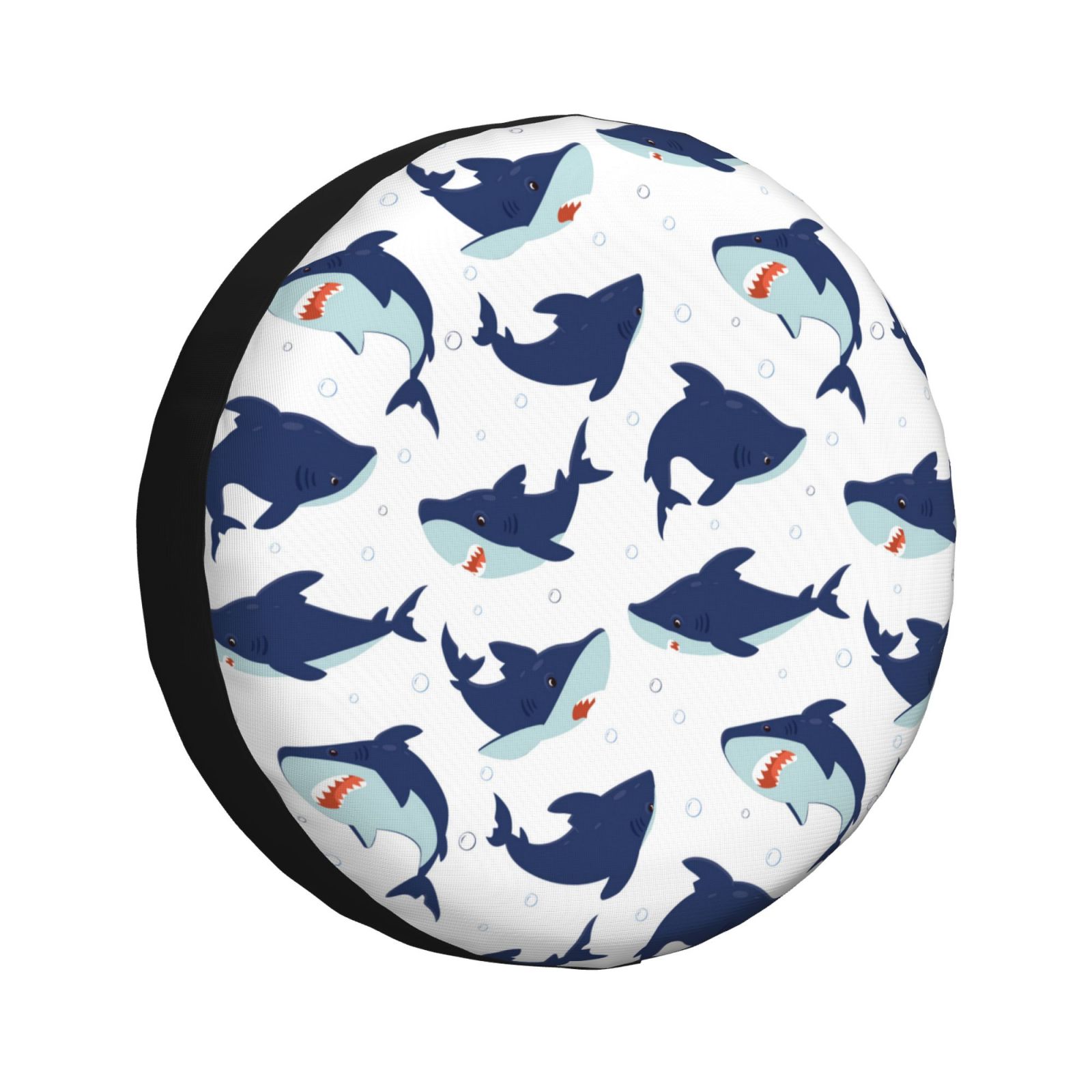 Rv Spare Tire Cover 14 inch - Cartoon Funny Cute Shark_B Tire Covers ...