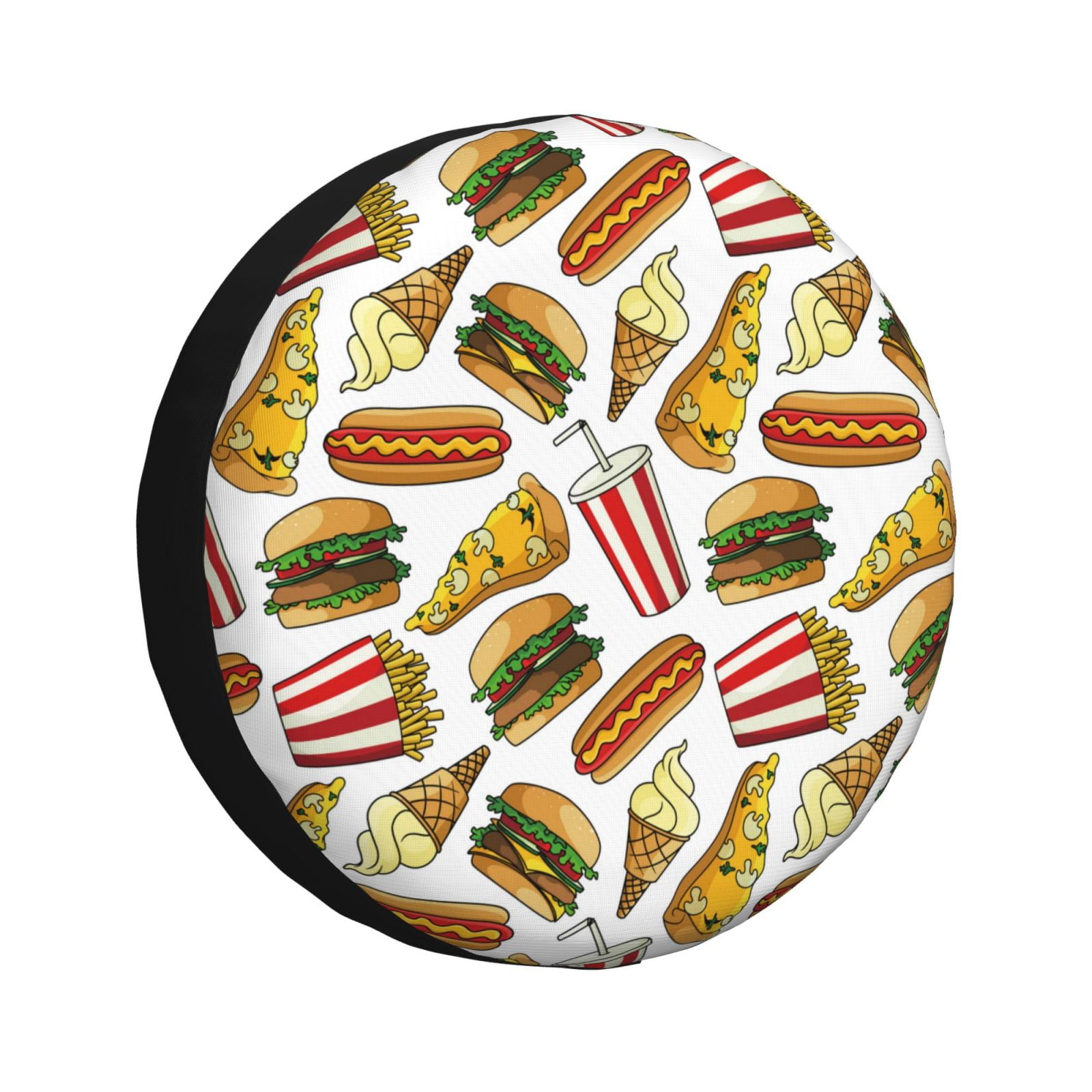 Rv Spare Tire Cover 14 inch - Cute Food Ice Cream Burger Tire Covers ...