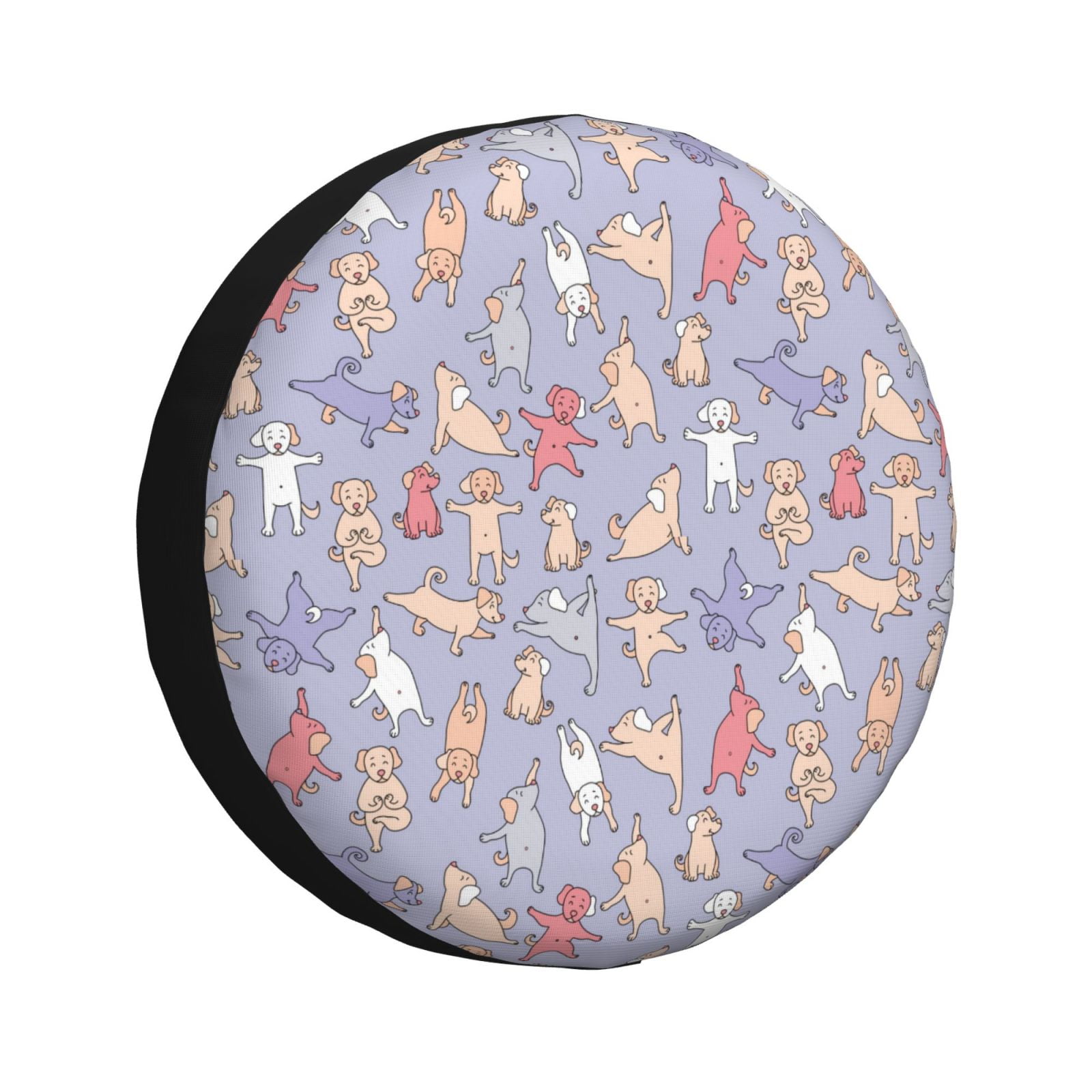 Rv Spare Tire Cover 14 inch - Cute colorful Dog cartoon Tire Covers for ...