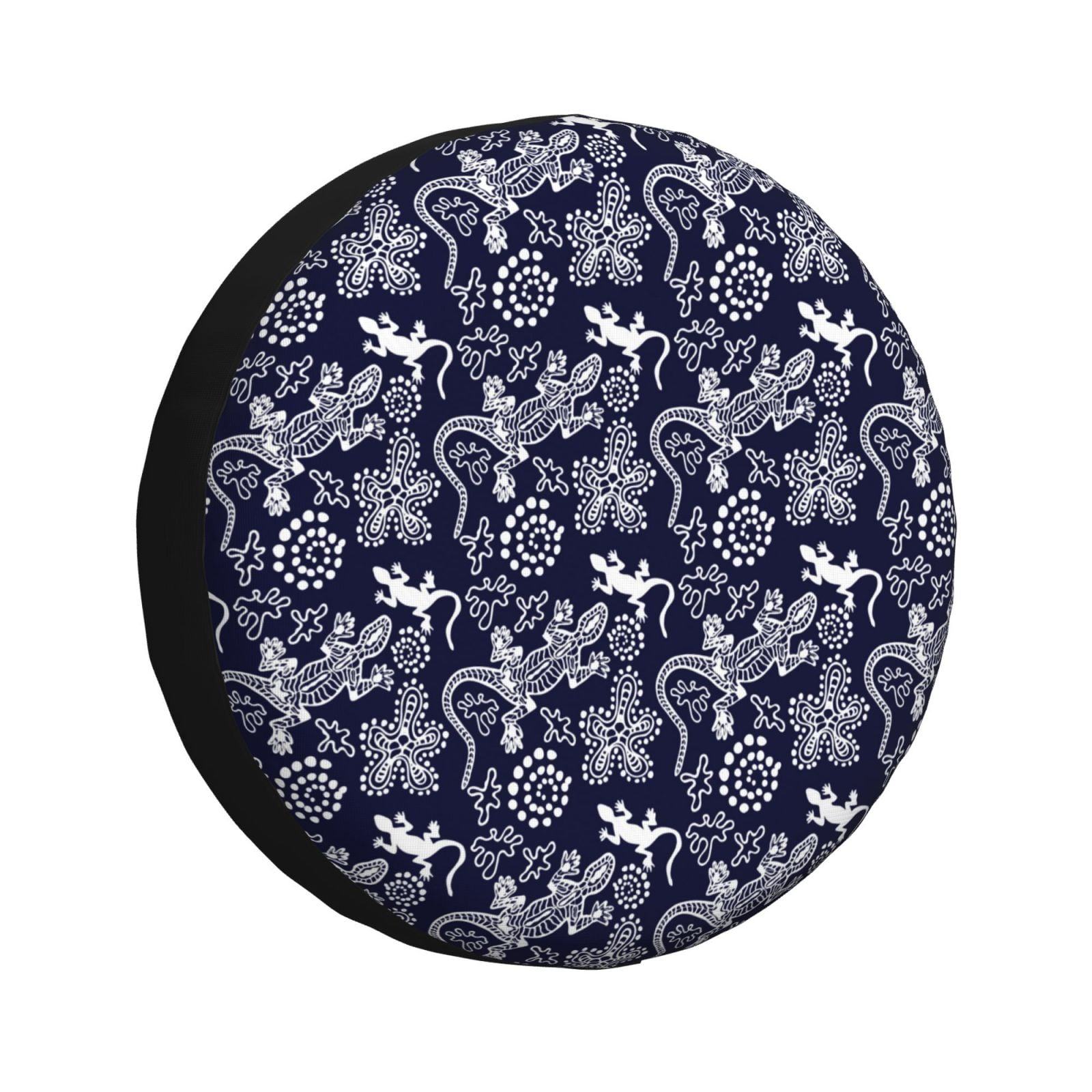 Rv Spare Tire Cover 14 inch - Exotic Gecko Lizard White Tire Covers for ...