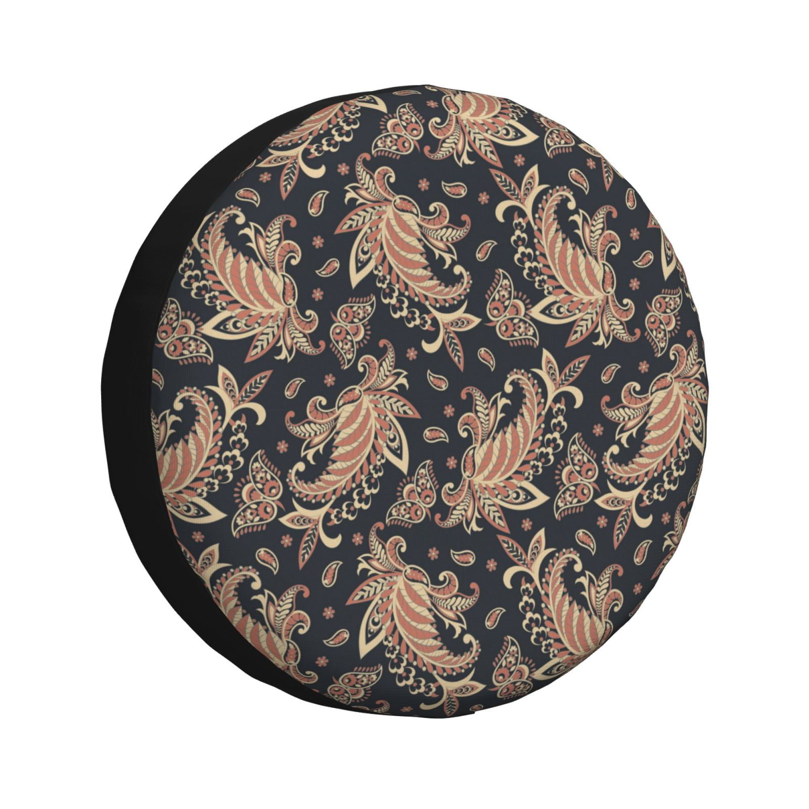 Rv Spare Tire Cover 14 inch - Paisley Print No.J96 Tire Covers for Trailers, Adjustable Camper ...