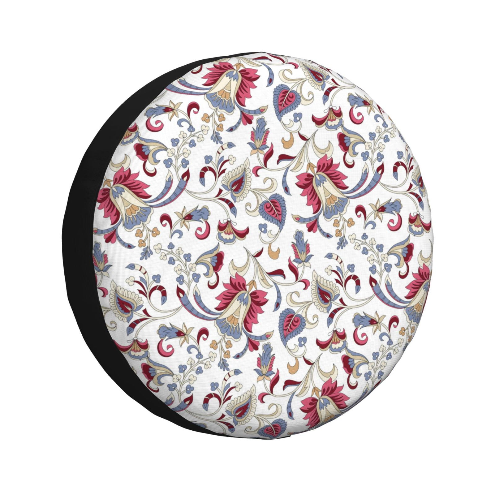 Rv Spare Tire Cover 14 inch - Red Blue Paisley Tire Covers for Trailers ...
