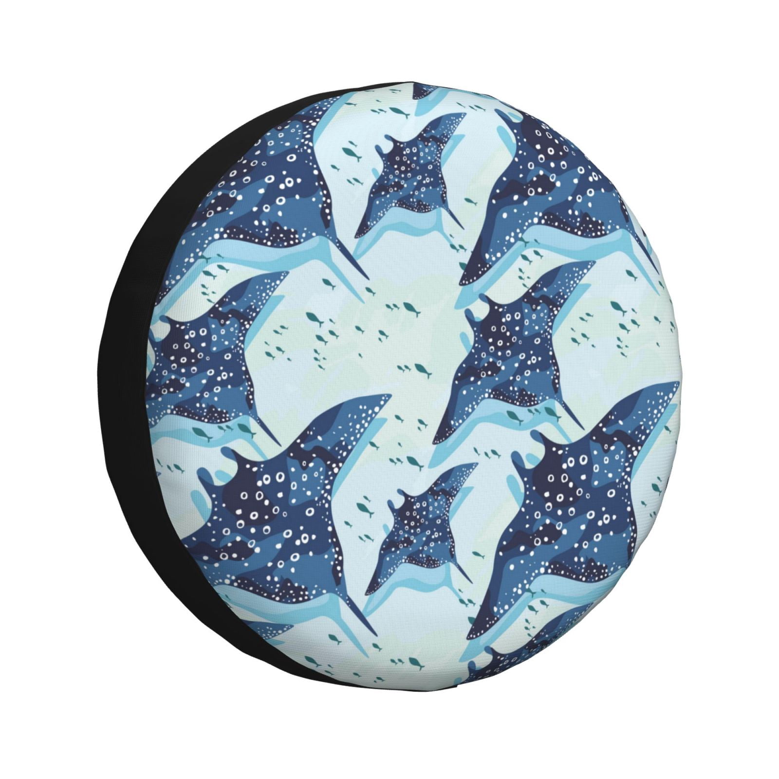 Rv Spare Tire Cover 14 inch - Stingray fish cool blue Tire Covers for ...