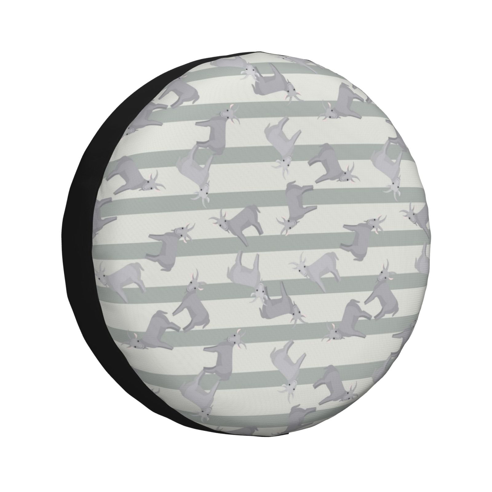 Rv Spare Tire Cover 14 inch - Striped Simple Cartoon Cute Goat Tire ...