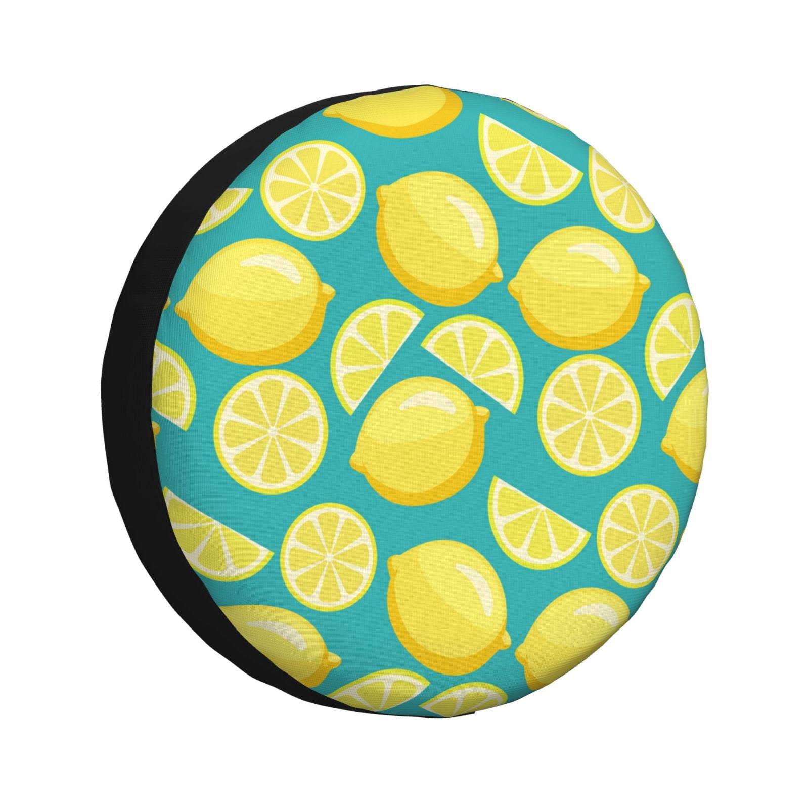 Rv Spare Tire Cover 14 inch - cartoon Lemon blue Tire Covers for ...