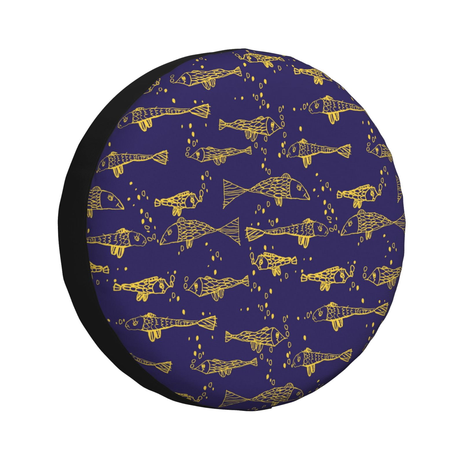 Rv Spare Tire Cover 14 inch - cartoon golden fish Tire Covers for ...
