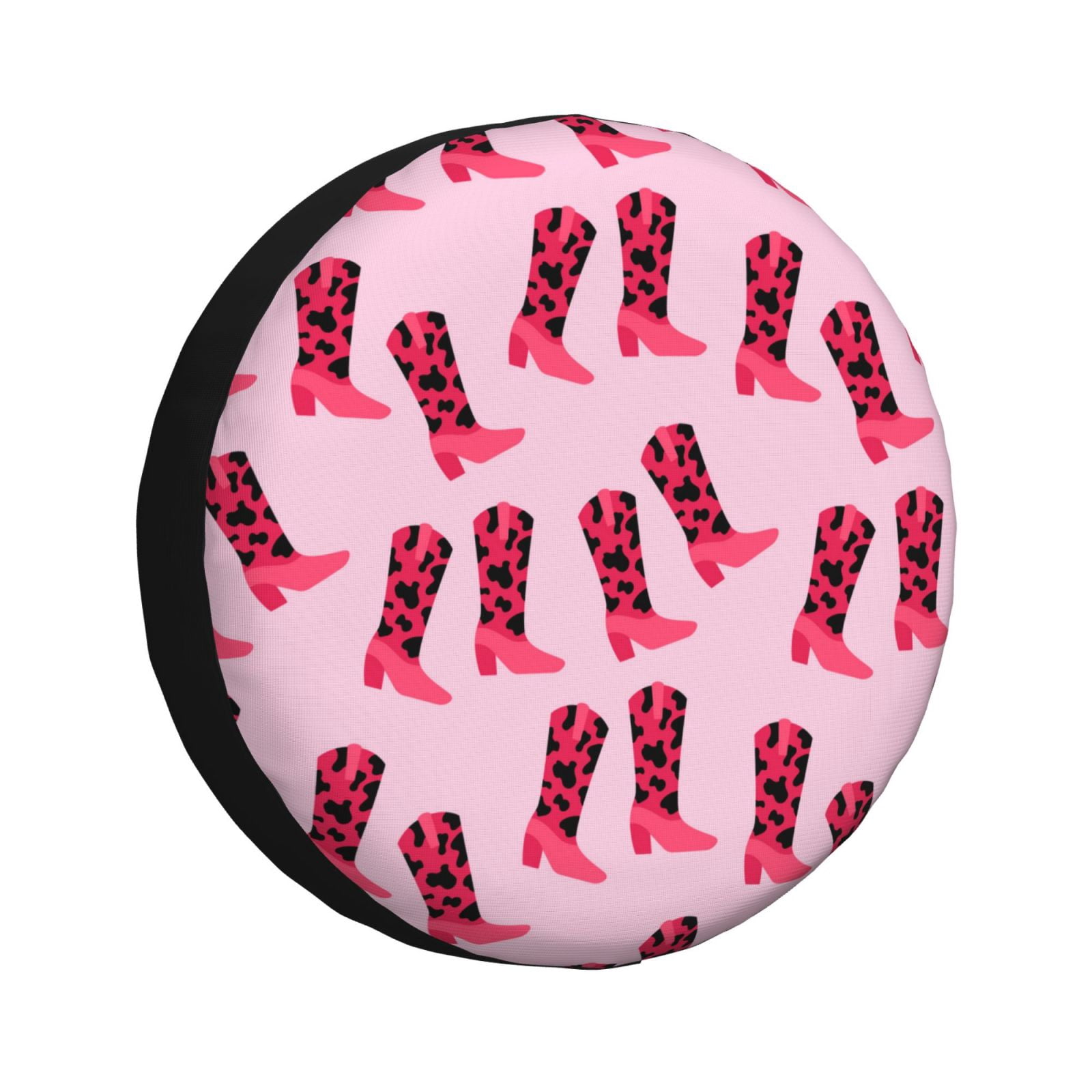 Rv Spare Tire Cover 14 inch - pink cowgirl red boots Western Tire ...