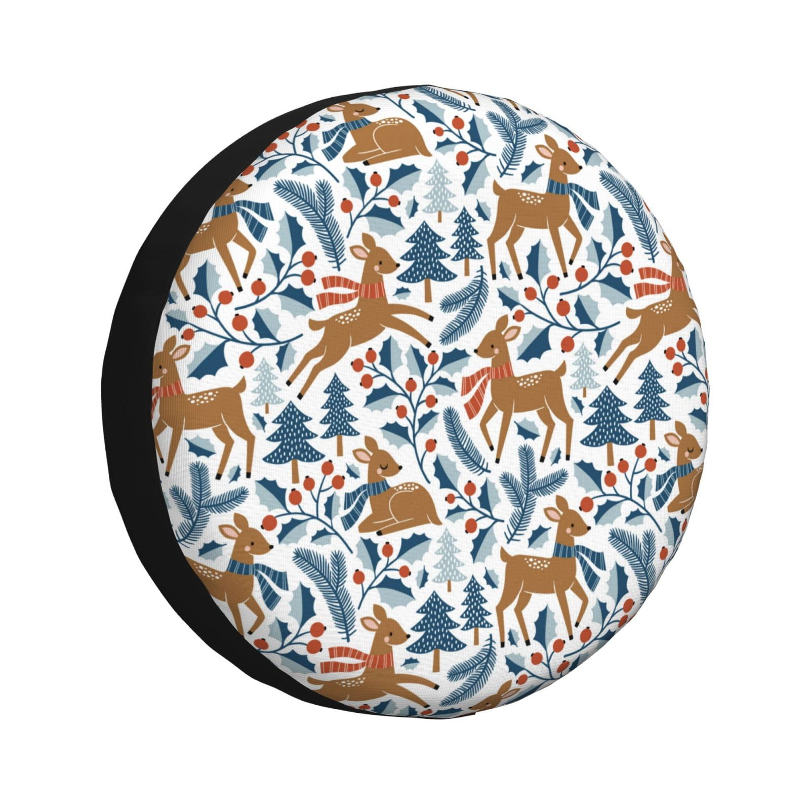 Rv Spare Tire Cover 14 inch - winter Scarf deer Tire Covers for ...