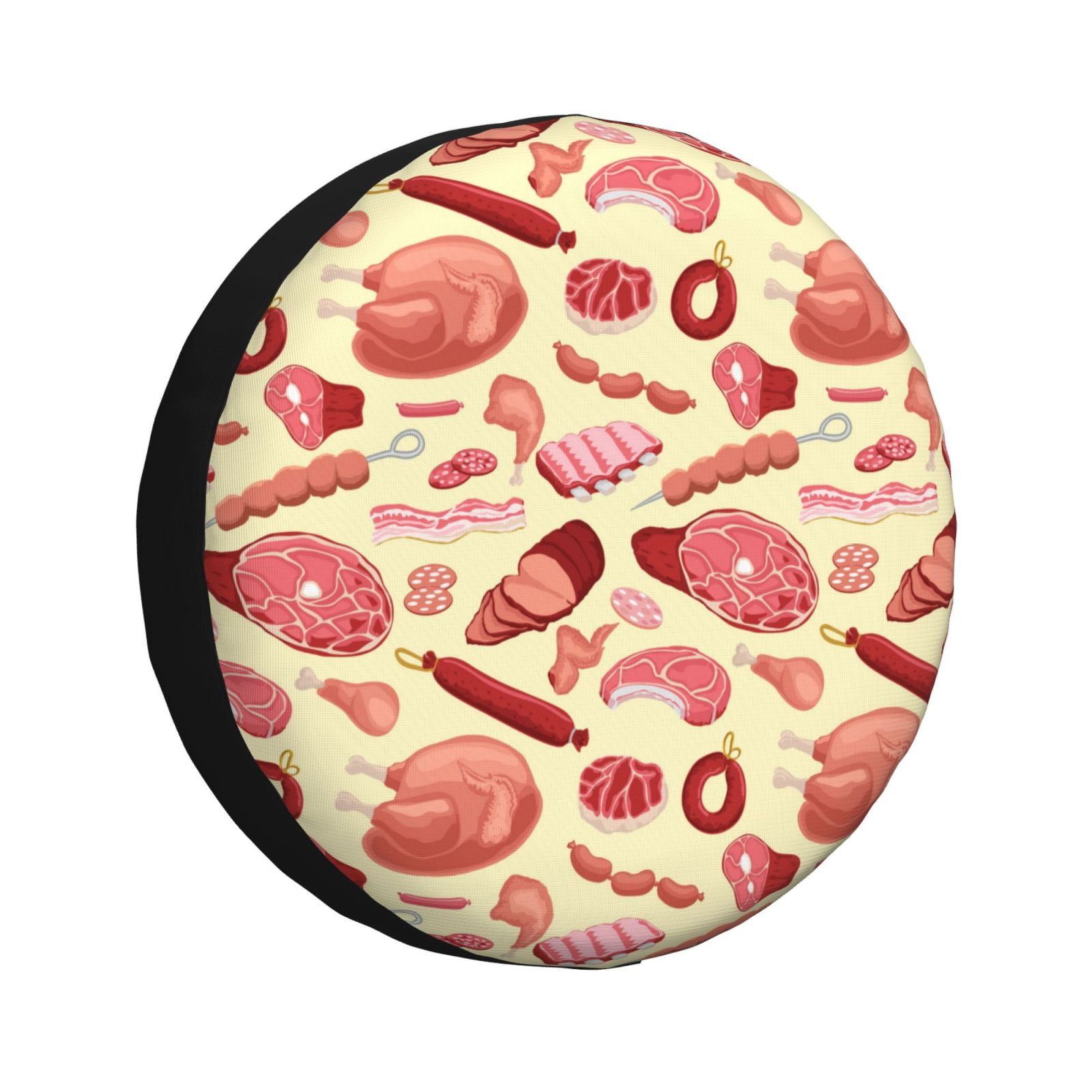 Rv Spare Tire Cover 15 In - Chicken Wings Turkey Salami Print ...