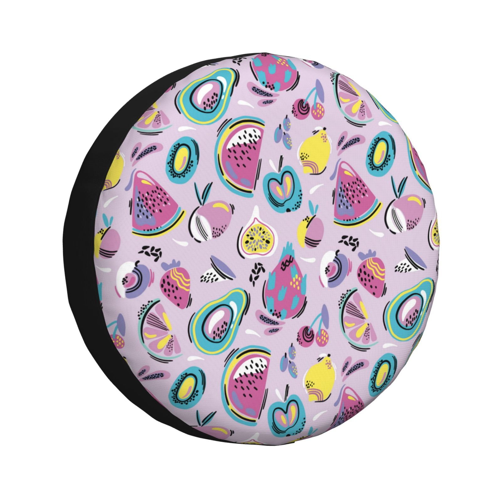 Rv Spare Tire Cover 15 In - Fashion tropics funny fruits Adjustable ...