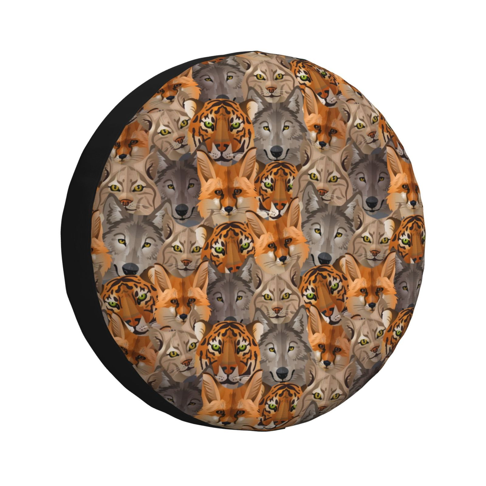 Rv Spare Tire Cover 15 In - Fox tiger Pattern Adjustable Tire Covers ...