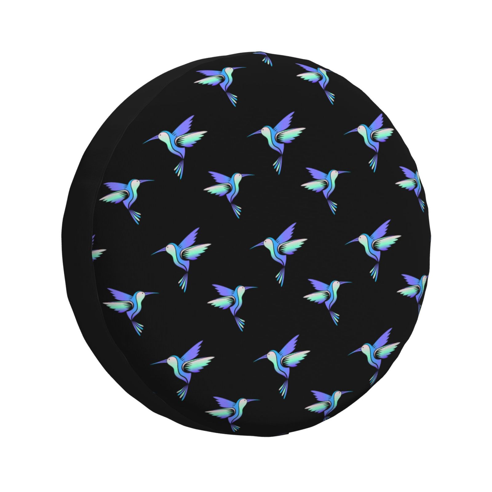 Rv Spare Tire Cover 15 inch - Blue Purple Hummingbird Print Tire Covers ...