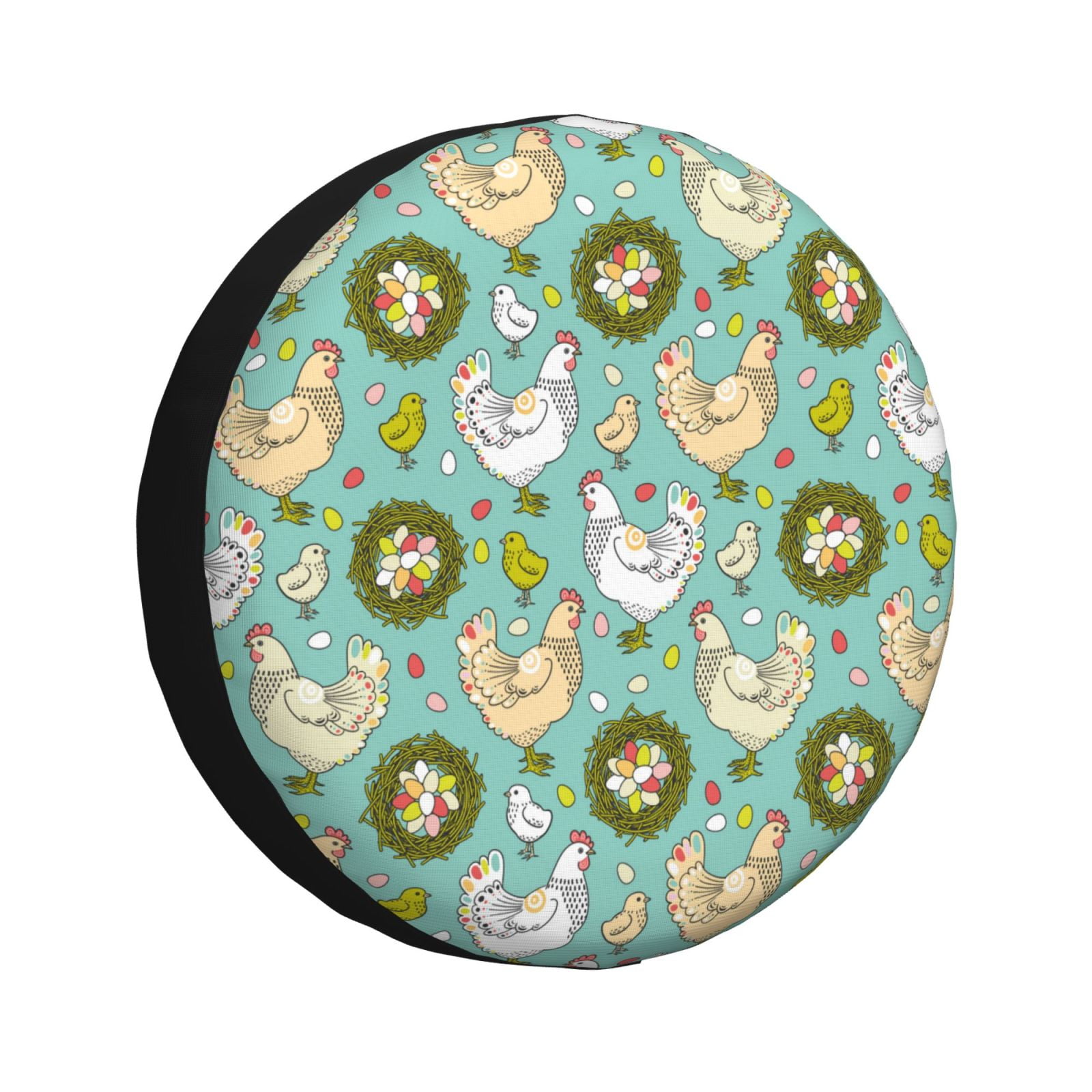Rv Spare Tire Cover 15 inch - Cartoon Colorful Cute Chicken Tire Covers ...