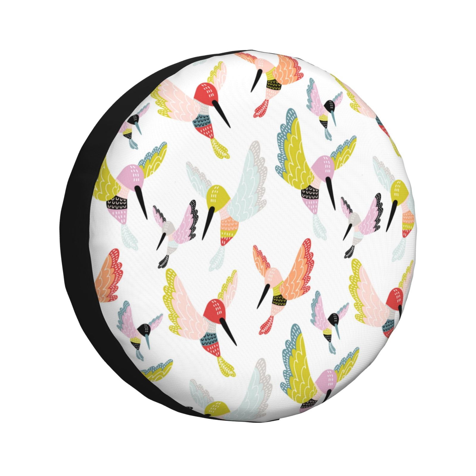 Rv Spare Tire Cover 15 inch - Cartoon Hummingbird Pattern Tire Covers ...