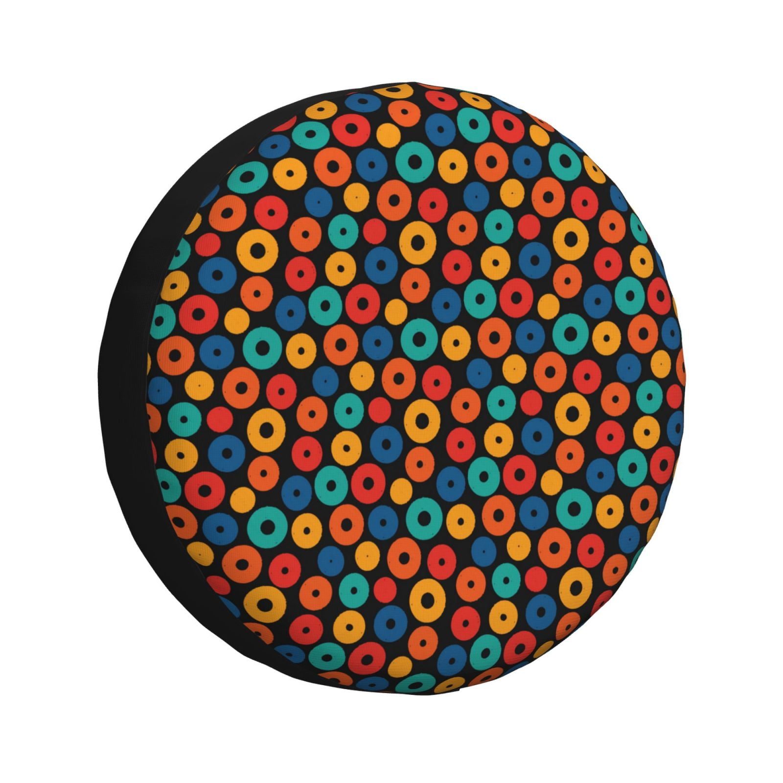 Rv Spare Tire Cover 15 inch - Circle colorful dot pattern Tire Covers ...