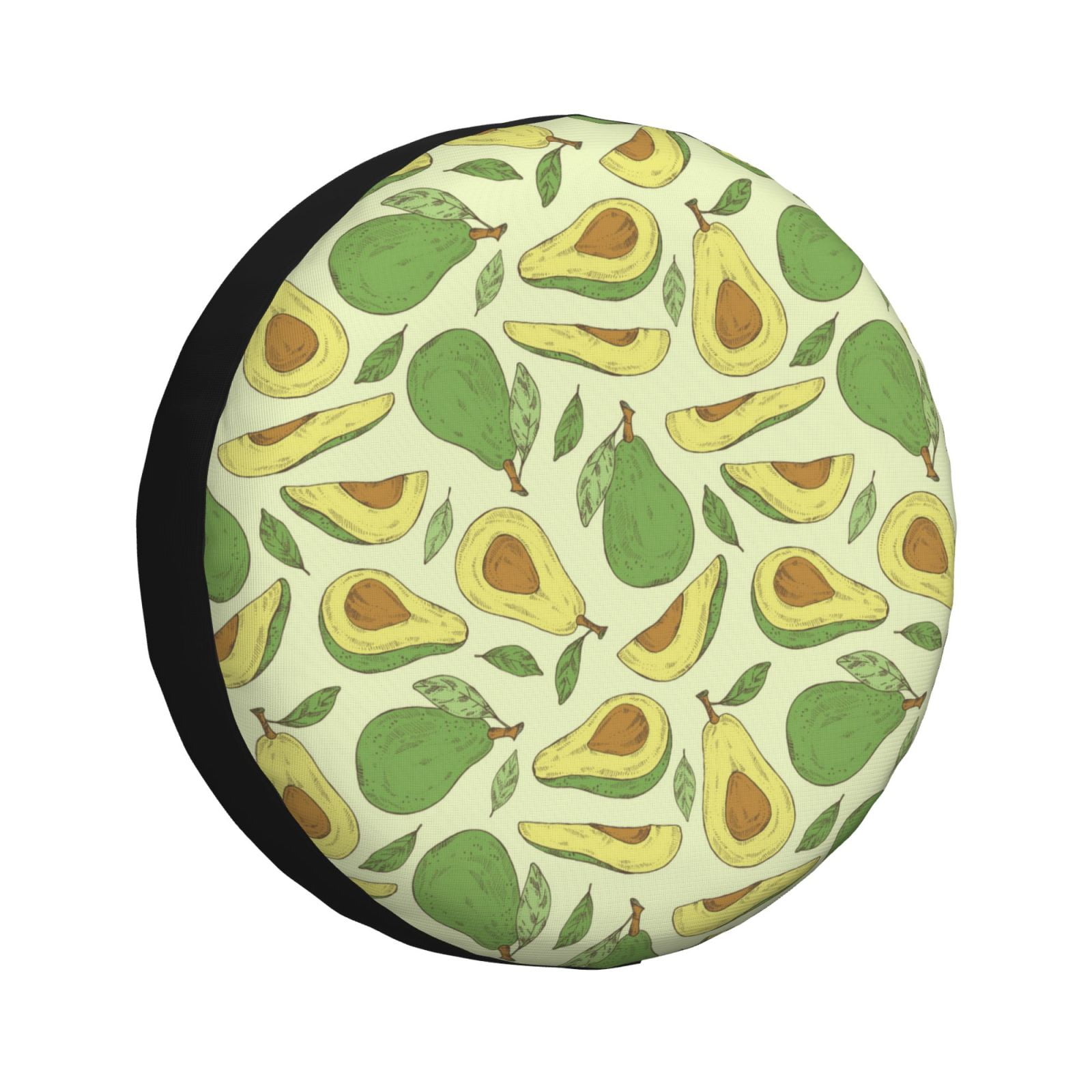 Rv Spare Tire Cover 15 inch - Cute Avocado Leaves Tire Covers for ...