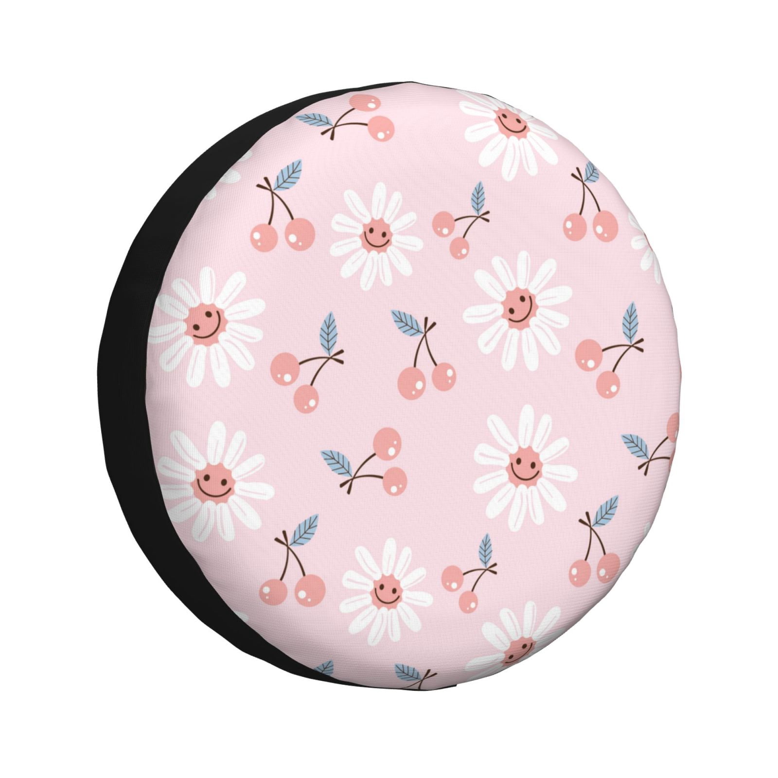 Rv Spare Tire Cover 15 inch - Cute Berry Pink Daisy Tire Covers for ...
