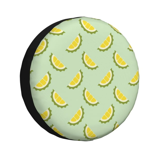 Rv Spare Tire Cover 15 inch - Cute Durian Green Tire Covers for ...