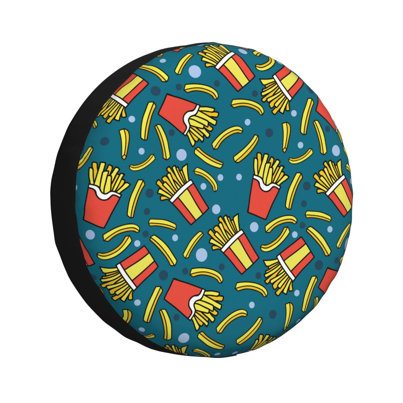 Rv Spare Tire Cover 15 inch - Cute Fries Blue Tire Covers for Trailers ...