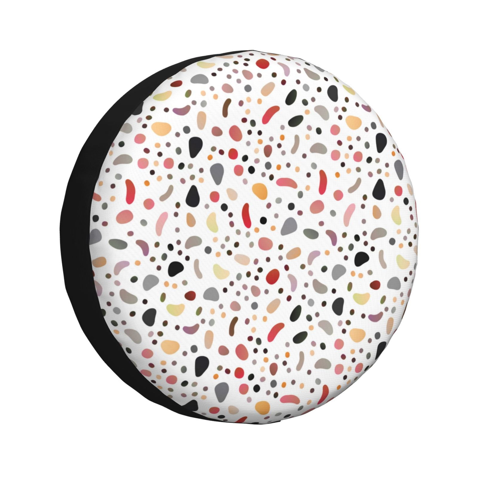 Rv Spare Tire Cover 15 inch - Dark Orange circles spots Tire Covers for ...