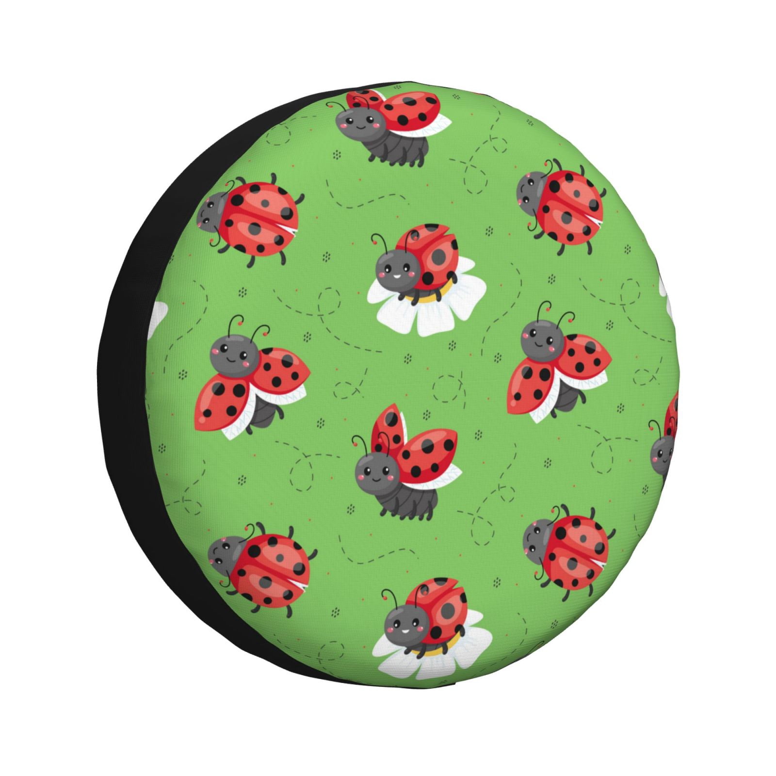 Rv Spare Tire Cover 15 inch - Ladybug Green Tire Covers for Trailers ...