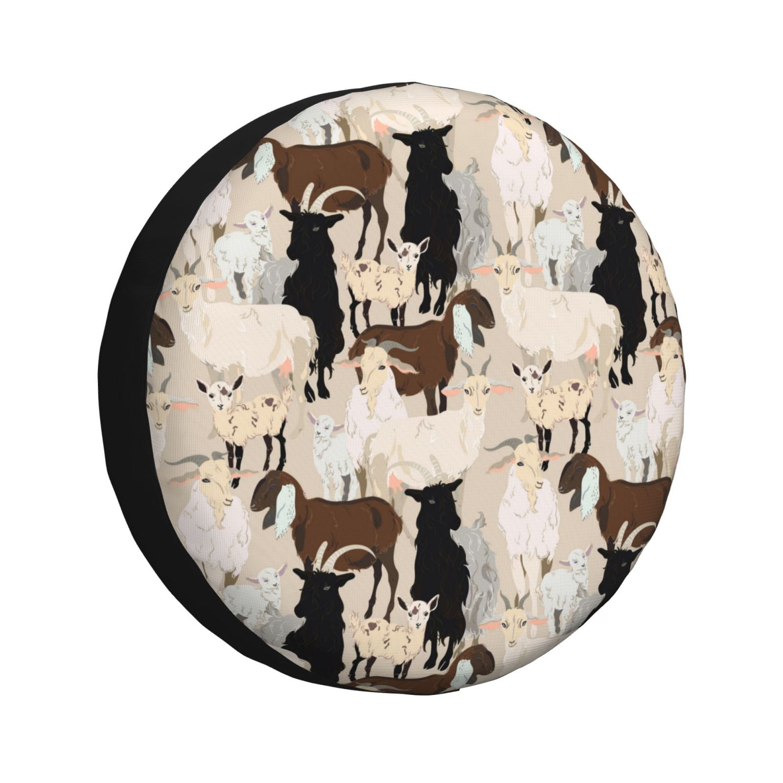 Rv Spare Tire Cover 15 inch - Painted Cartoon Colorful Cute Goat Tire ...