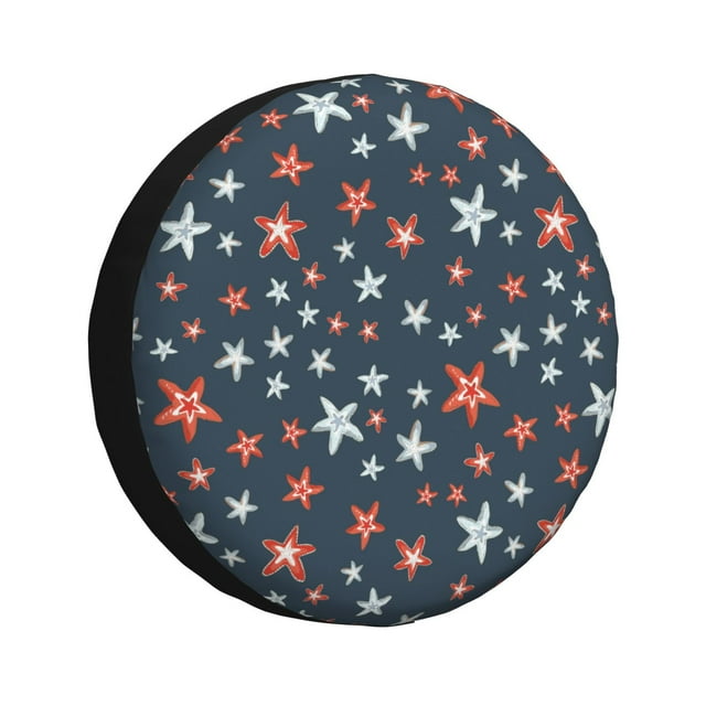 Rv Spare Tire Cover 15 inch - Red Star fish Tire Covers for Trailers ...