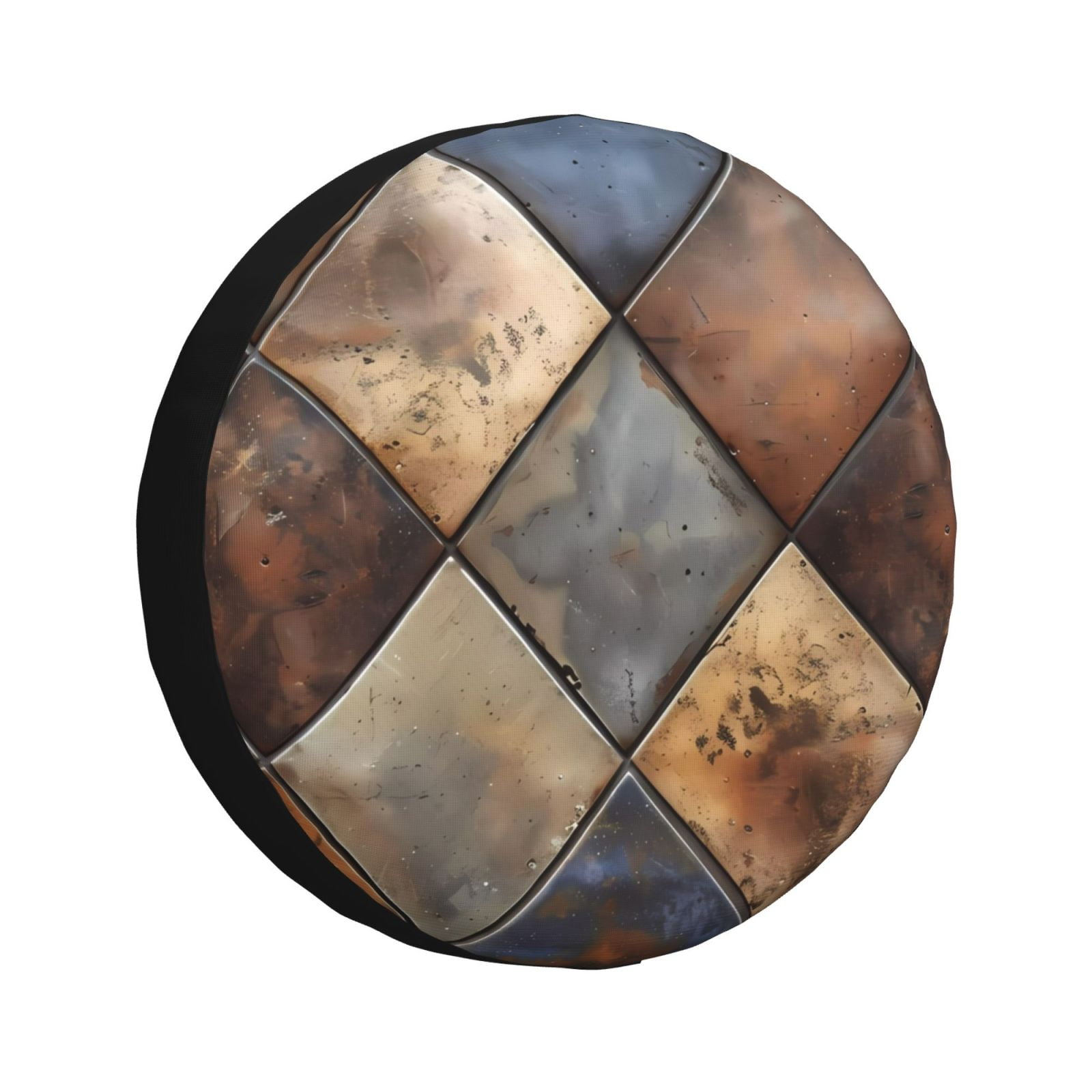 Rv Spare Tire Cover 15 inch - Rustic Tile Pattern Tire Covers for ...