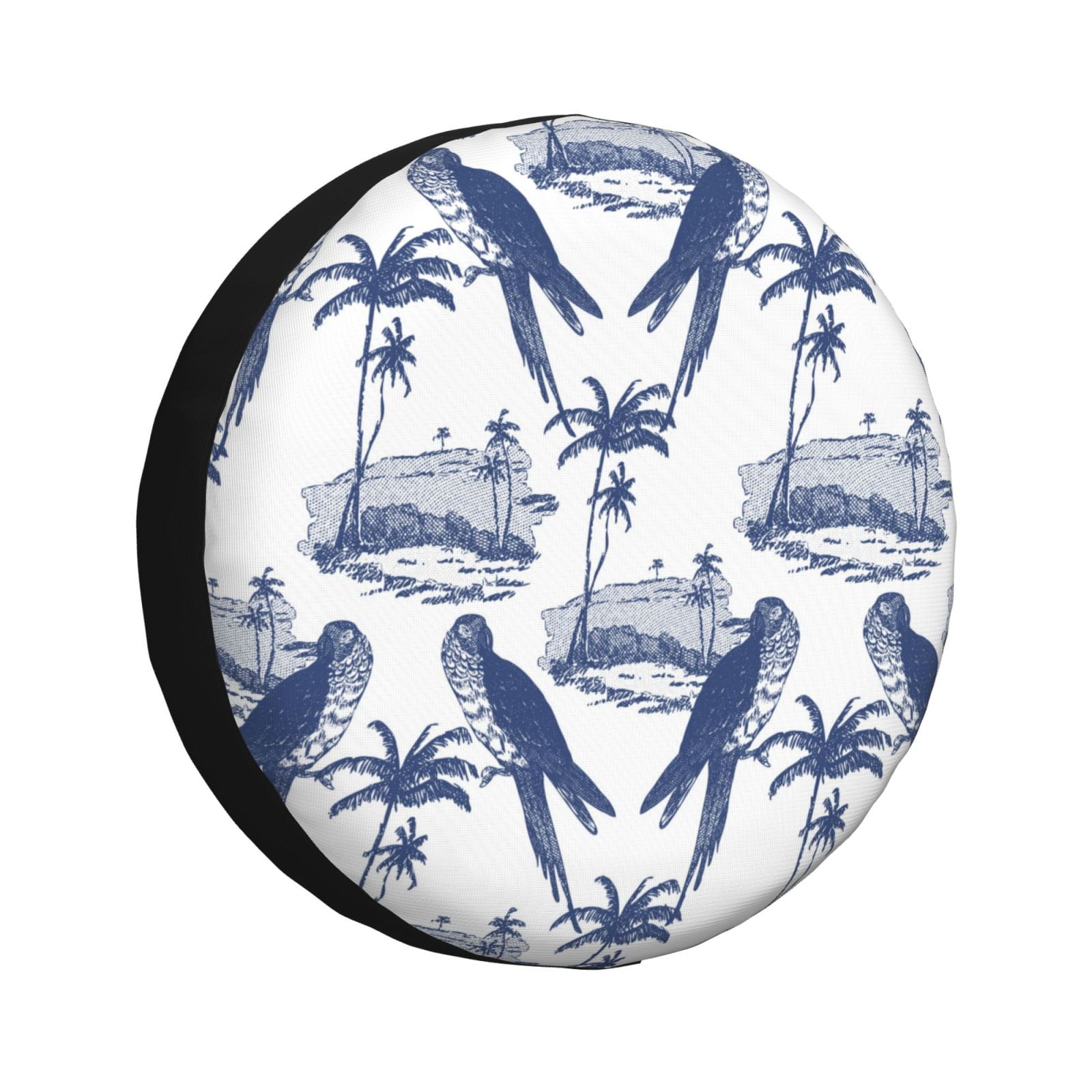 Rv Spare Tire Cover 15 inch - Sketch Parrot Palm Tree Tire Covers for ...
