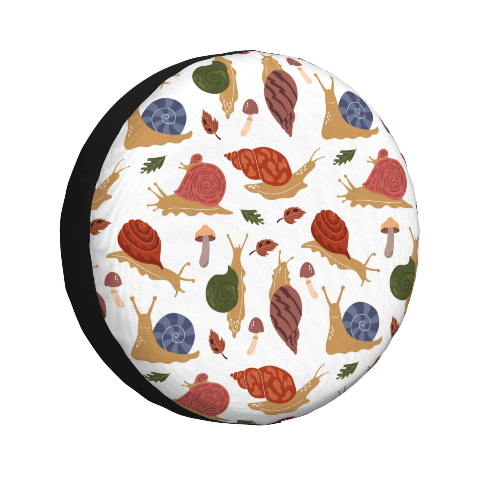 Rv Spare Tire Cover 15 inch - Snail Leaf Mushroom Tire Covers for ...