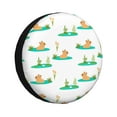 Rv Spare Tire Cover 15 inch - Swim Cute Capybaras Tire Covers for ...