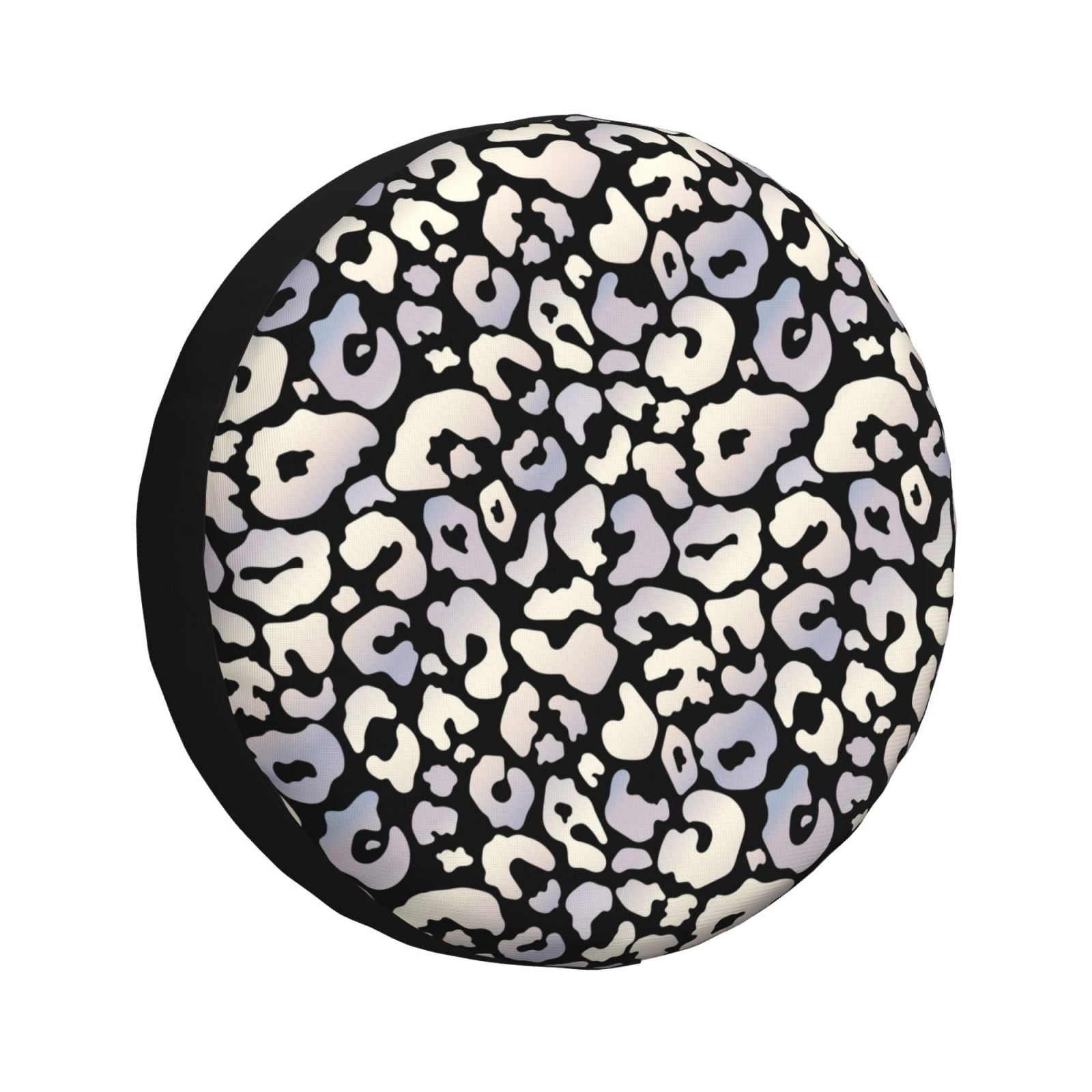 Rv Spare Tire Cover 15 inch - Trendy silver leopard black Tire Covers ...