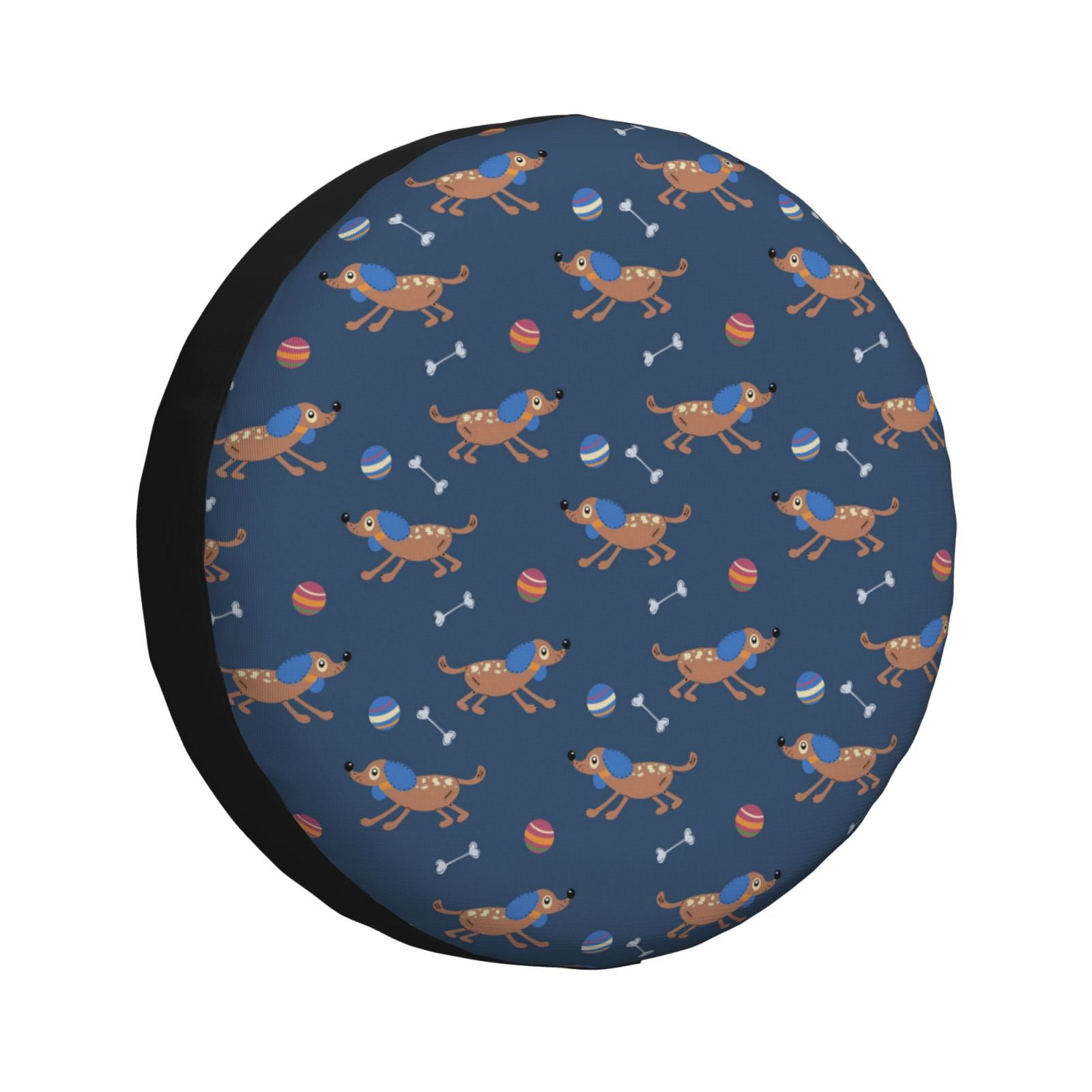 Rv Spare Tire Cover 15 inch - ball Dog Puppy Bone Tire Covers for ...