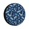 Rv Spare Tire Cover 15 inch - blue bus Tire Covers for Trailers ...
