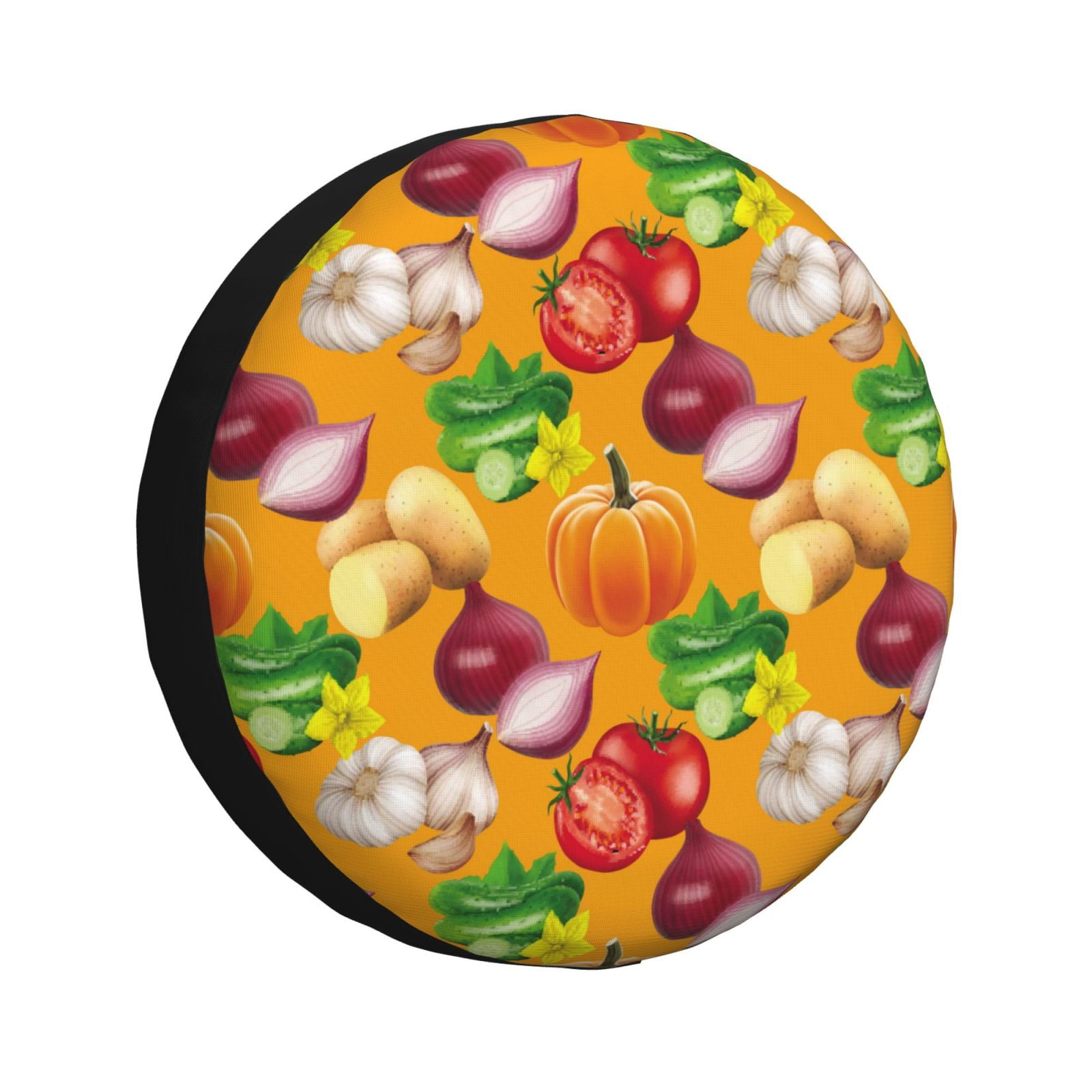 Rv Spare Tire Cover 15 inch - cucumber onion Potato Tire Covers for ...