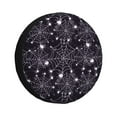 Rv Spare Tire Cover 15 inch - halloween Creative spiderweb cobweb Tire ...