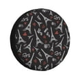 Rv Spare Tire Cover 15 inch - heart Eiffel Towers Tire Covers for ...