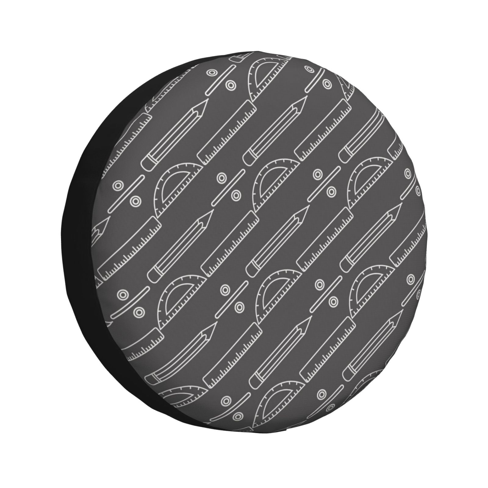 Rv Spare Tire Cover 15 inch - ruler pencil Math Print Tire Covers for ...